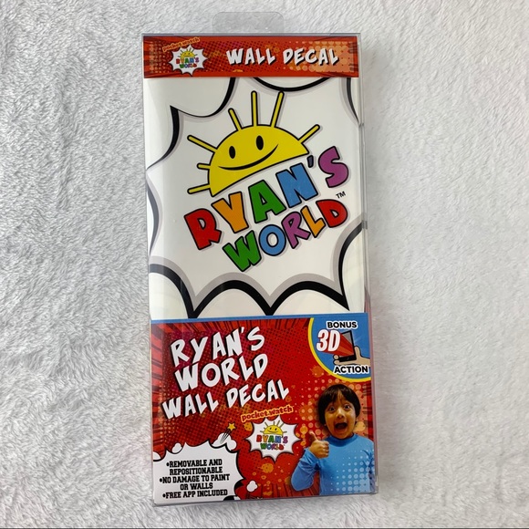 Ryan’s World | Other | Ryans World Pocket Watch Wall Decal | Poshmark